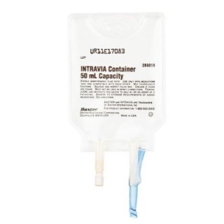 Baxter 2B8019 - Intravia Container Empty 50mL 48/CS - Sterile Mate